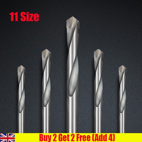 Tungsten Carbide Drill Bits 3-10mm Drills Bit For Stainless Steel Metal ...