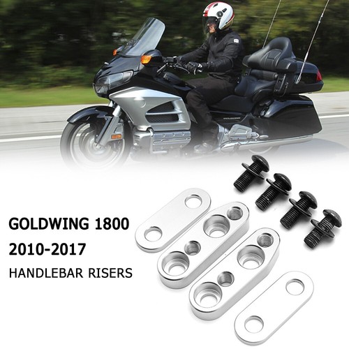 Aluminum Handlebar Mount Risers Clamps For Honda Goldwing 1800 GL1800 ...
