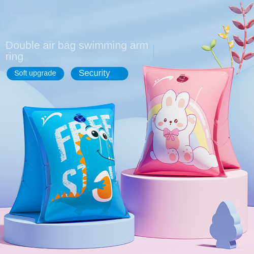 PVC Swiming Arm Circle Cartoon Pattern Swimming Arm Loop Inflatable Arm ...