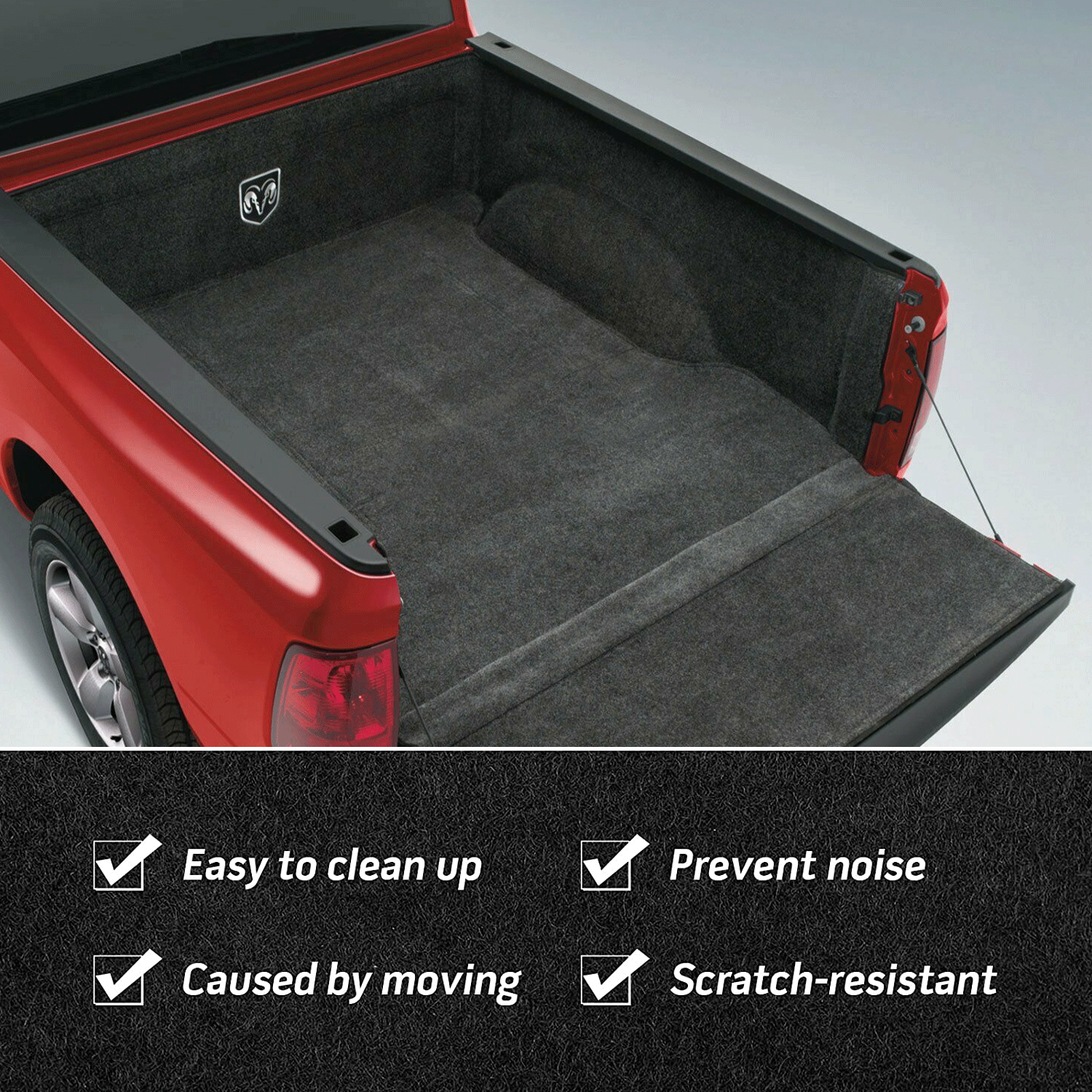 21sqft Premium Black Fabric Bunk Carpet/ Marine Boat Trailer Runners ...