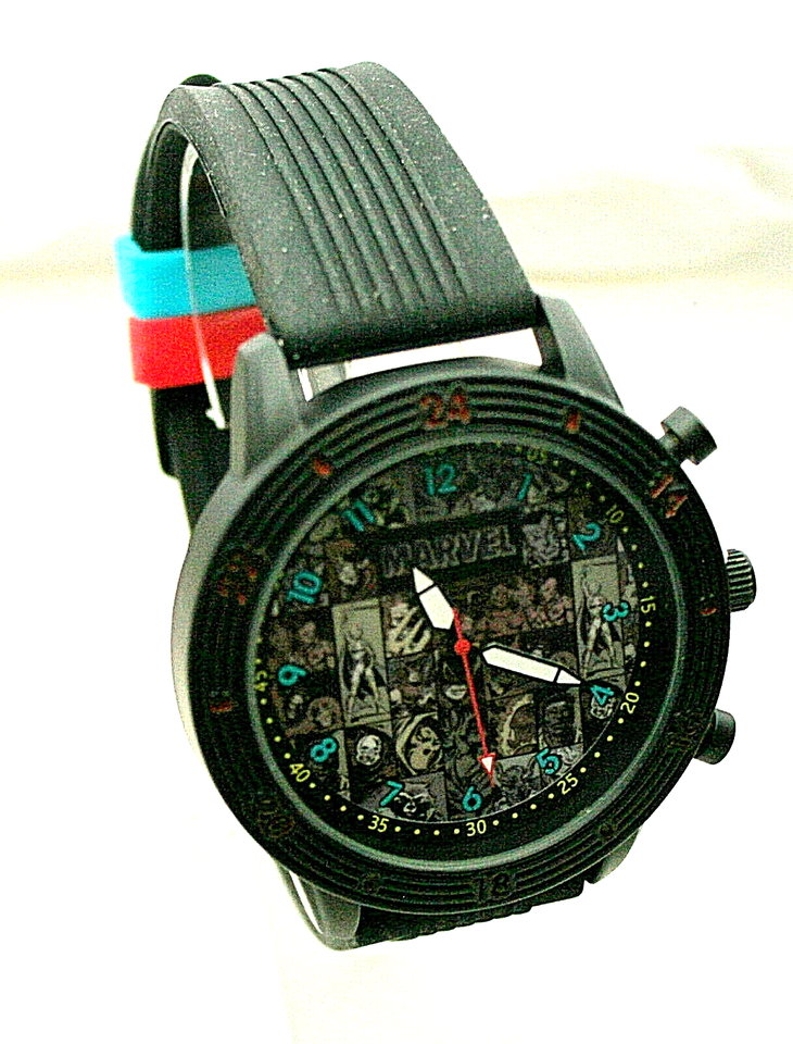 Marvel Comics Universe 80 Years Watch Men's Sports Dress New Box Strap ...