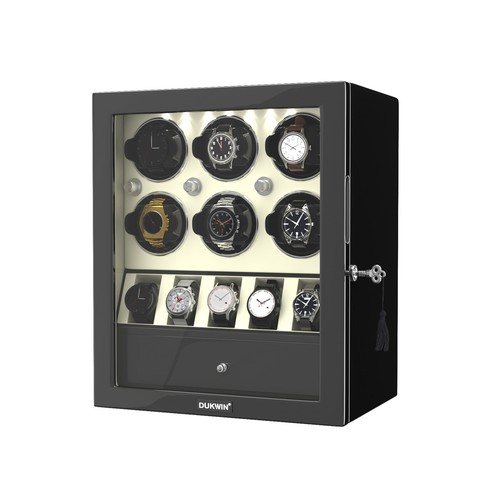 Automatic Watch Winder Box 2 4 6 8 Watches With Watch Display Storage ...