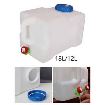 Water Container with Spigot Lightweight Drink Dispenser Water Storage ...