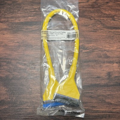 Sleeved IDE Cable 18” Single Device ATA 133 NOS Yellow | eBay
