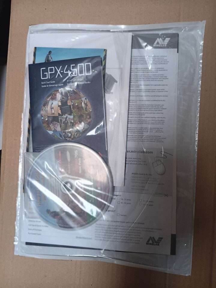 minelab gpx 4500 metal detector | eBay
