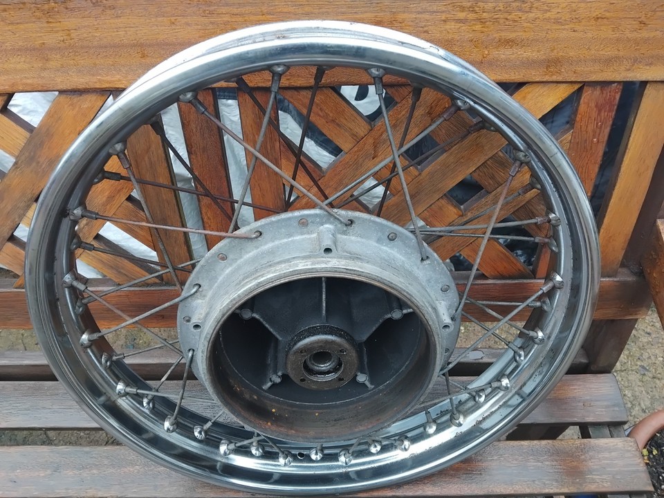 TRIUMPH BSA = CONICAL HUB REAR WHEEL = WM3 x 18 | eBay UK
