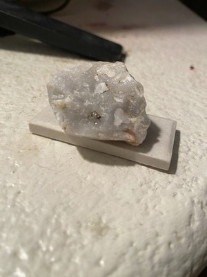 Raw Quartz Rock Crystal With Gold Ore Mineral Specimen From Nevada. | eBay