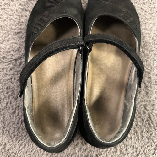 Naot Taramoa Mary Jane Shoes Womens 38 Black Nubuck Comfort Minimal ...