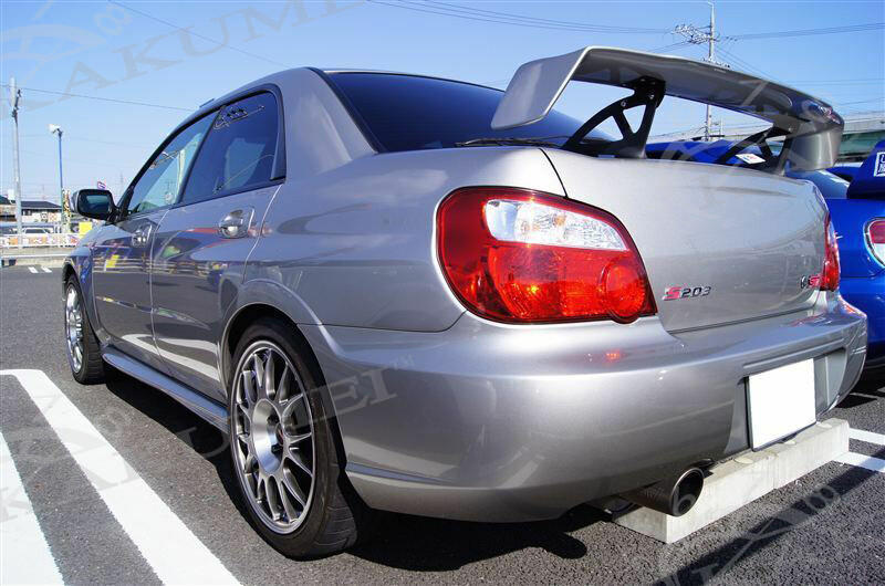 Kakumei S203 Limited Style Carbon Fiber Spoiler Wing FOR Subaru Impreza ...