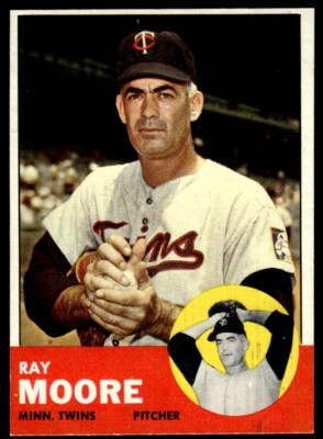 1963 Topps Ray Moore ^^ ^ Minnesota Twins #26 | eBay