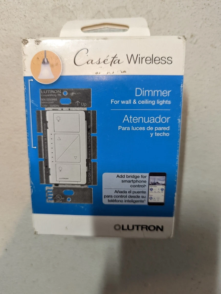 Lutron Caseta Wireless Smart Lighting Dimmer Switch For Wall Ceiling ...
