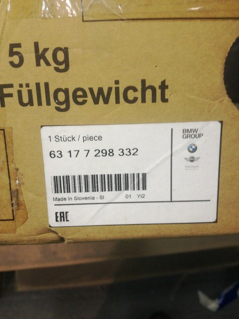 2014 BMW Mini F55 Front Right Fog Light / Lamp 63177298332 for sale ...