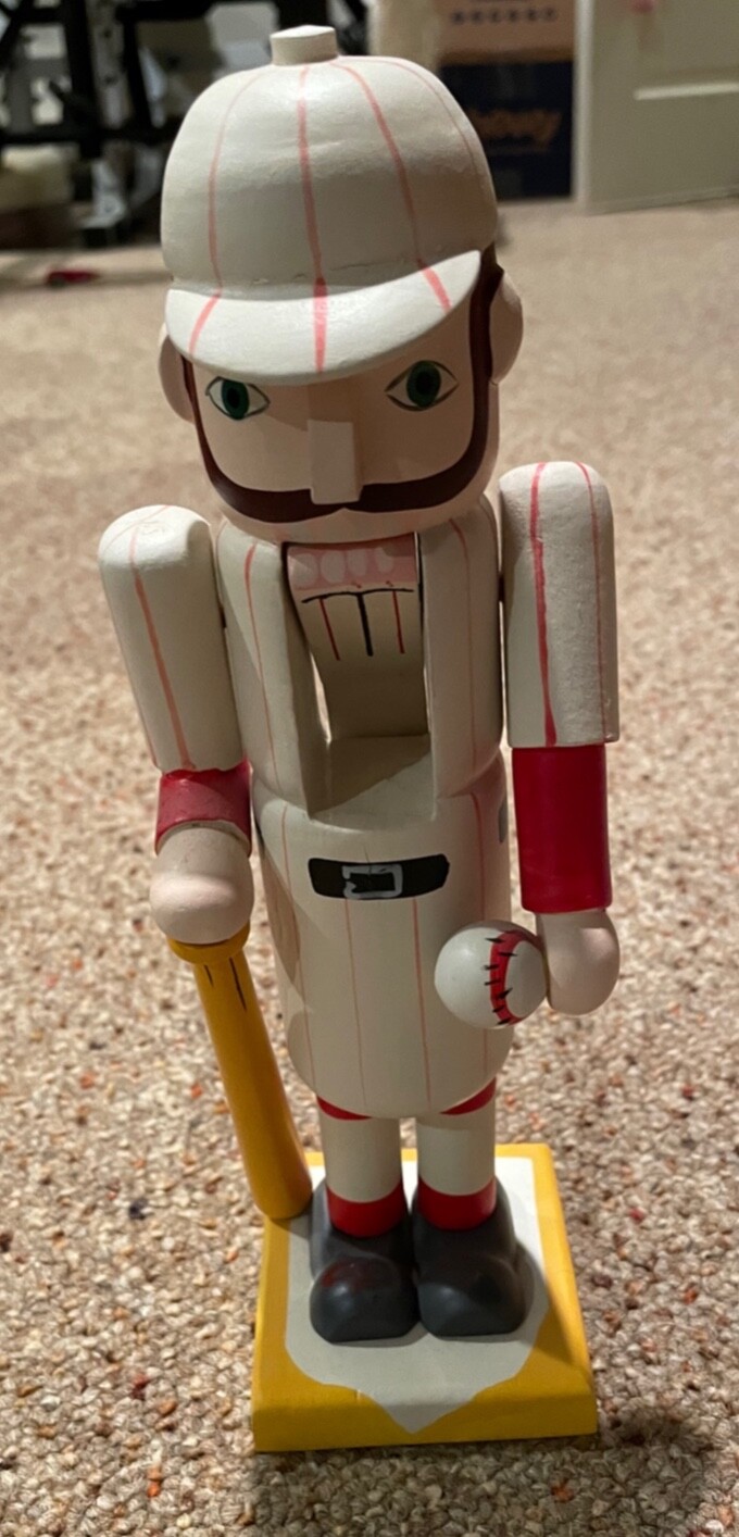 baseball player nutcracker | eBay