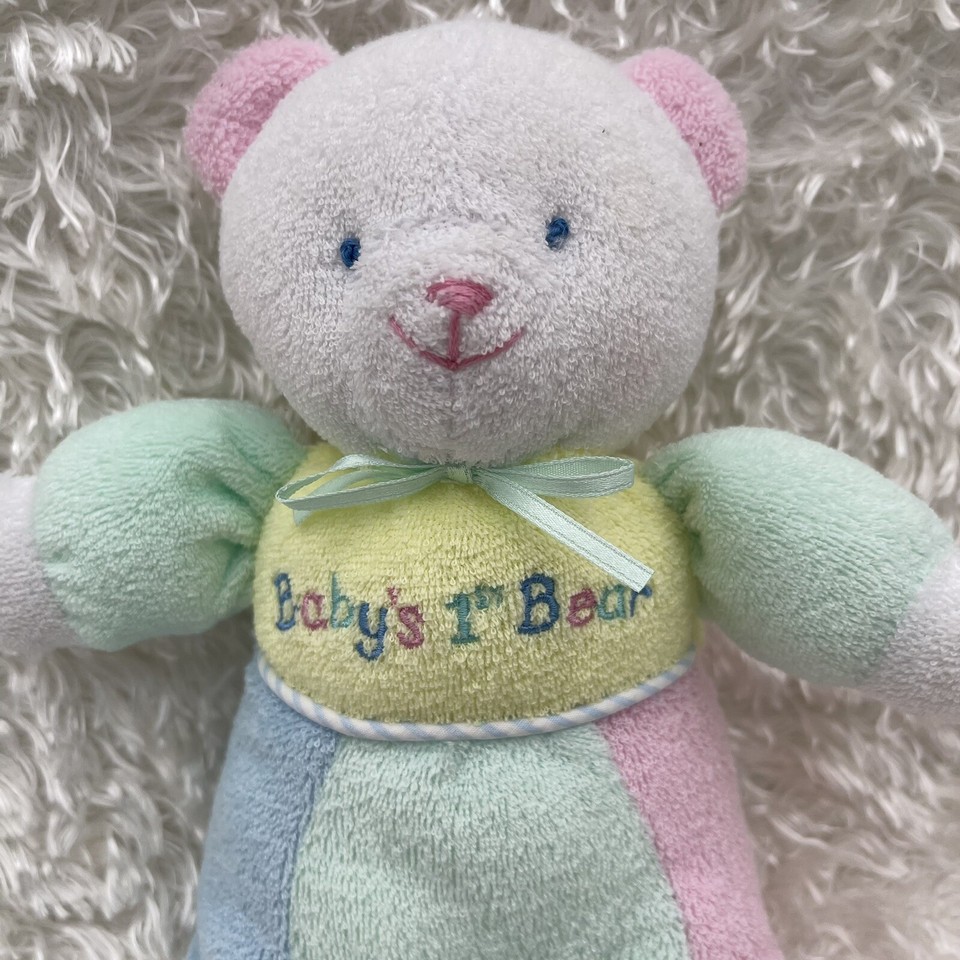Eden Babys 1st Bear Babys First Terry Cloth Teddy Plush Stuffed Soft ...