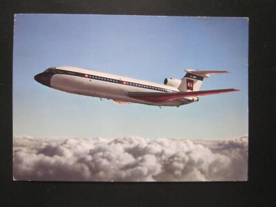 BRITISH EUROPEAN AIRWAYS BEA TRIDENT JETLINER PLANE UNPOSTED 1960's ...