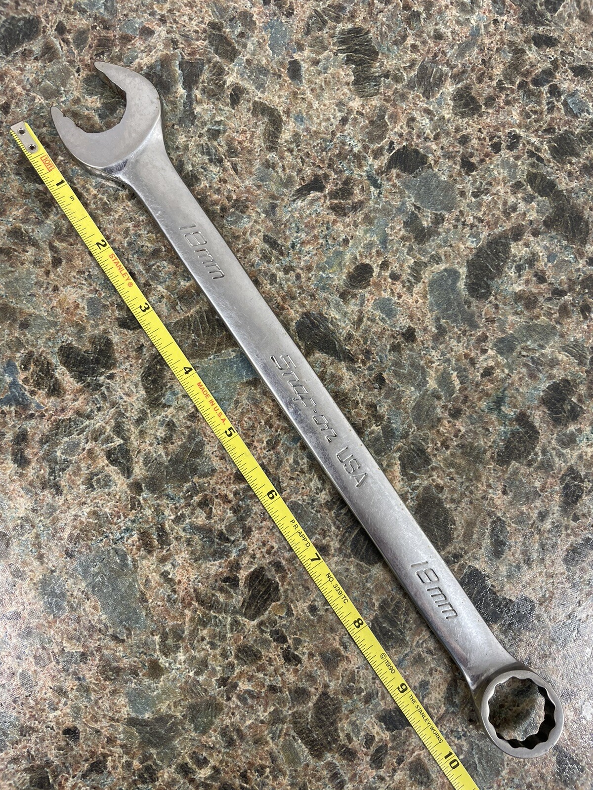 Snap-on Tools USA 18mm Metric Flank Drive Plus Combination Wrench ...