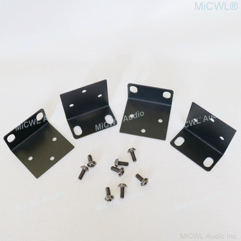 4pcs Metal 1U 19" Rack Mount ear Mounting jointing with screw cap for ...