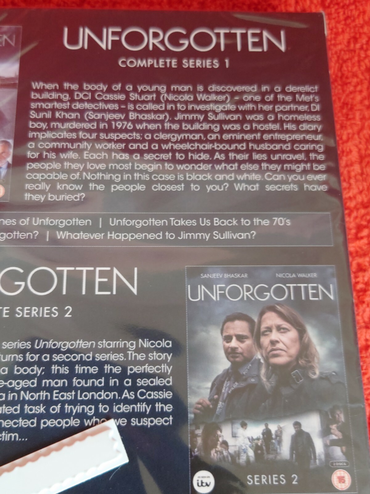 Unforgotten - Series 1 and 2 - Complete (DVD, 2017) for sale online ...