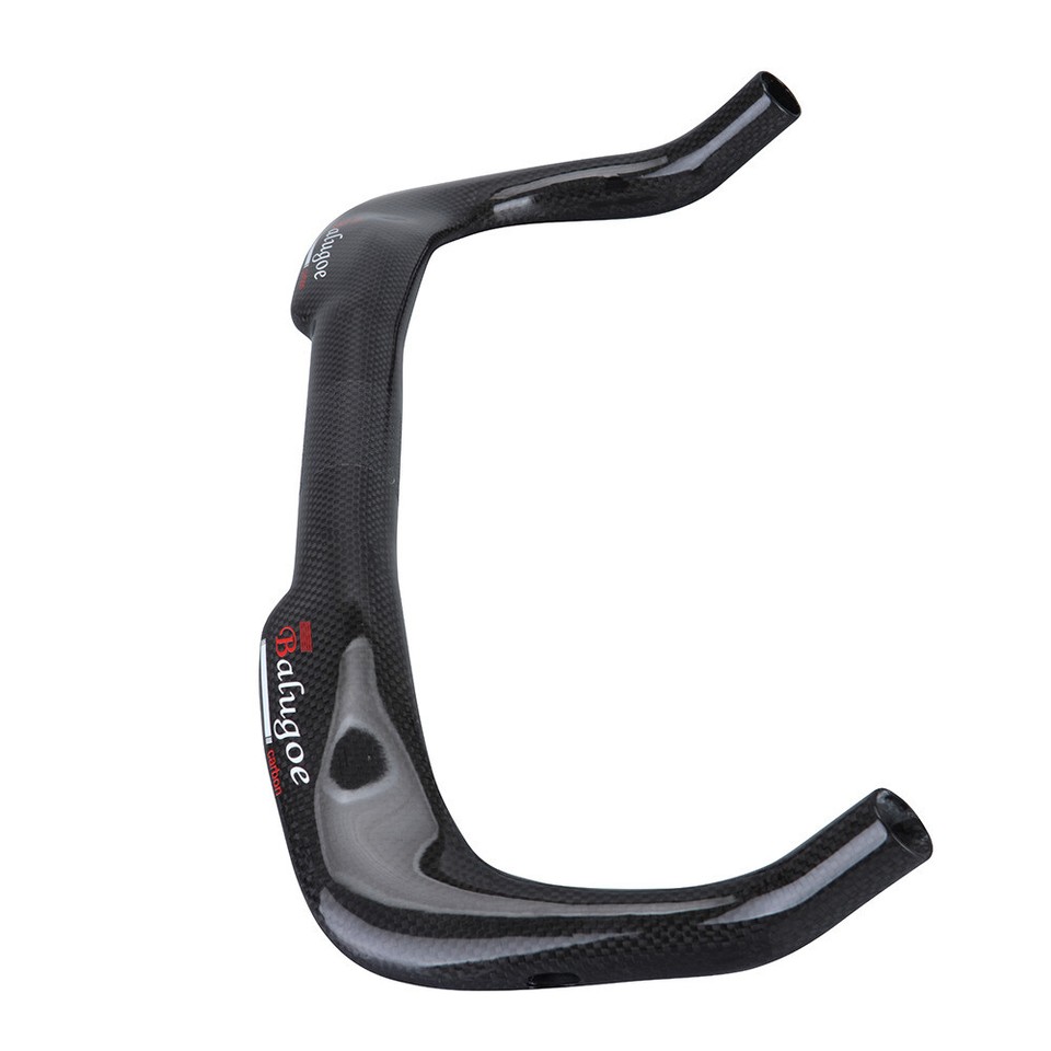 BALUGOE Carbon Fiber TT Bullhorn Handle Bar Time Trial Triathlon Bike ...
