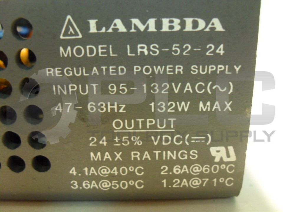 LAMBDA LRS-52-24 POWER SUPPLY LRS5224 | eBay