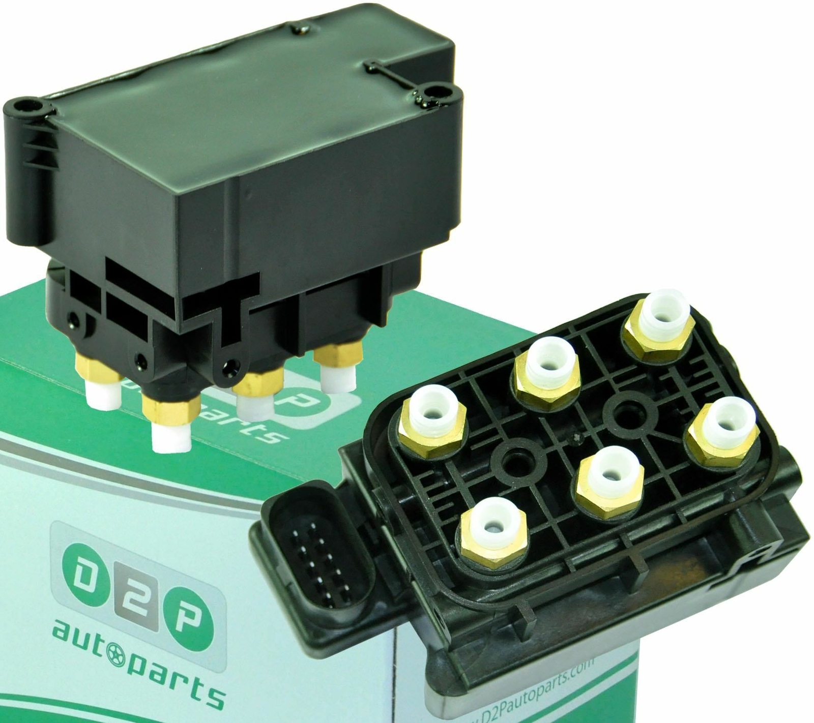 AIR RIDE SUSPENSION SOLENOID VALVE BLOCK FOR AUDI Q7 (4L) VW TOUAREG ...