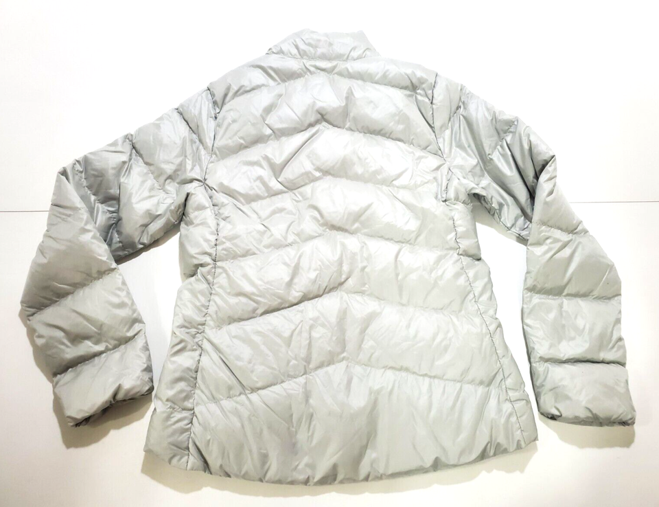 Eddie Bauer Womens XS Down Packable Jacket Microlight 650 Fill Gray ...