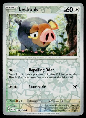 SV01: Scarlet & Violet Base Set #154/198 Lechonk Reverse Holo | eBay