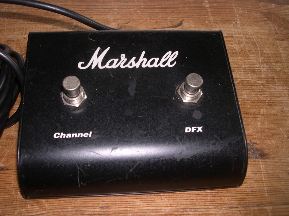 MARSHALL FOOT SWITCH 2 BUTTON GUITAR EFFECTS PEDAL CHANNEL & DFX SELECTOR | eBay UK