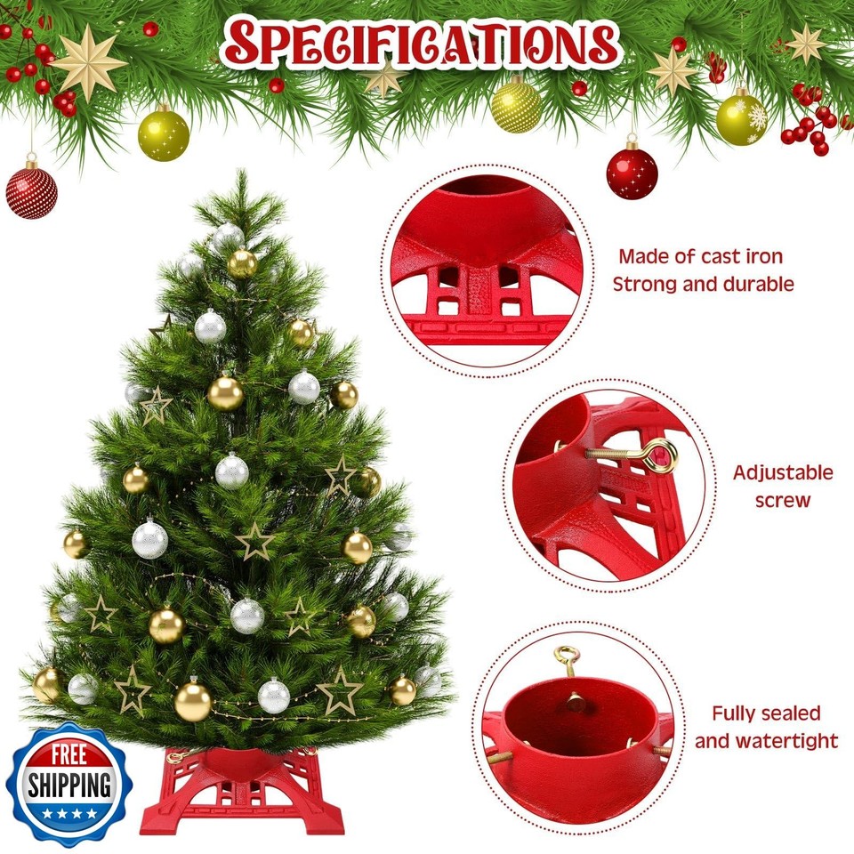 Huwena Christmas Tree Stand with Water Reservoir 8ft Christmas Tr | eBay