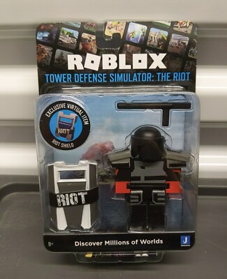 Roblox Tower Defense Simulator: The Riot Figure with Exclusive Virtual ...