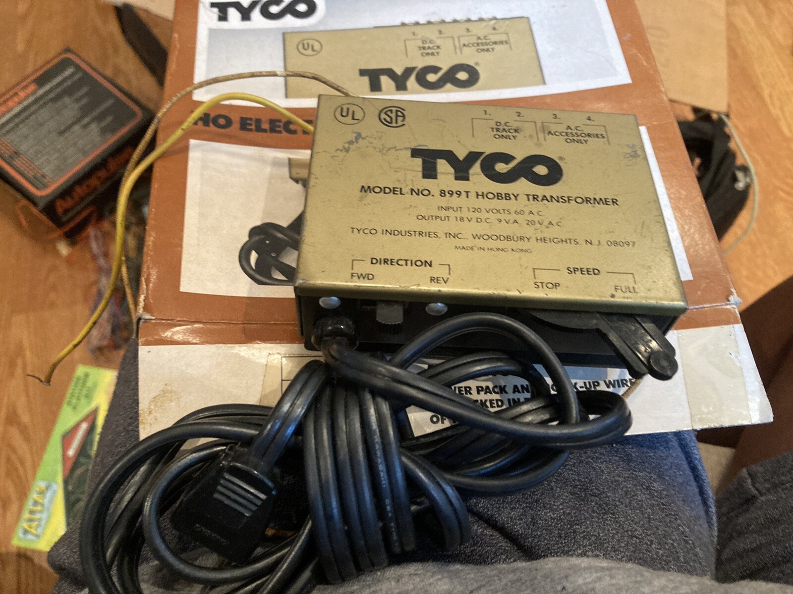 Vintage TYCO HO Scale Electric Power Pack #899T TRANSFORMER | eBay