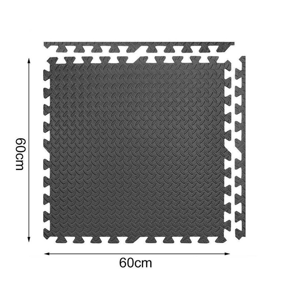 EVA INTERLOCKING FLOOR MATS SOFT FOAM GYM FLOORING MAT YOGA TILES 10MM ...