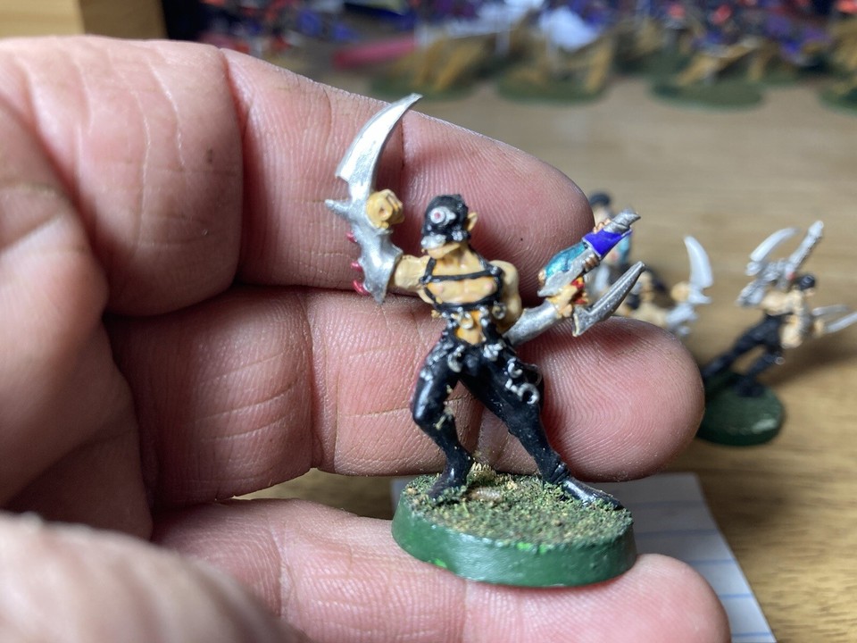 Dark Eldar Mandrakes Warhammer 40K painted metal and plastic rare (10 ...