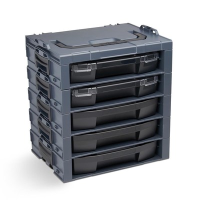Bosch Sortimo I-BOXX Rack 5fach anthrazit bestückt | eBay