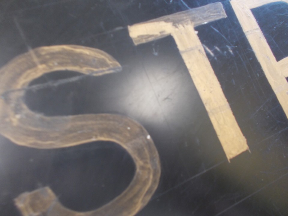 VTG HAND PAINTED PLASTIC INSURANCE SIGN STRACK INS 346. AGENCY ...