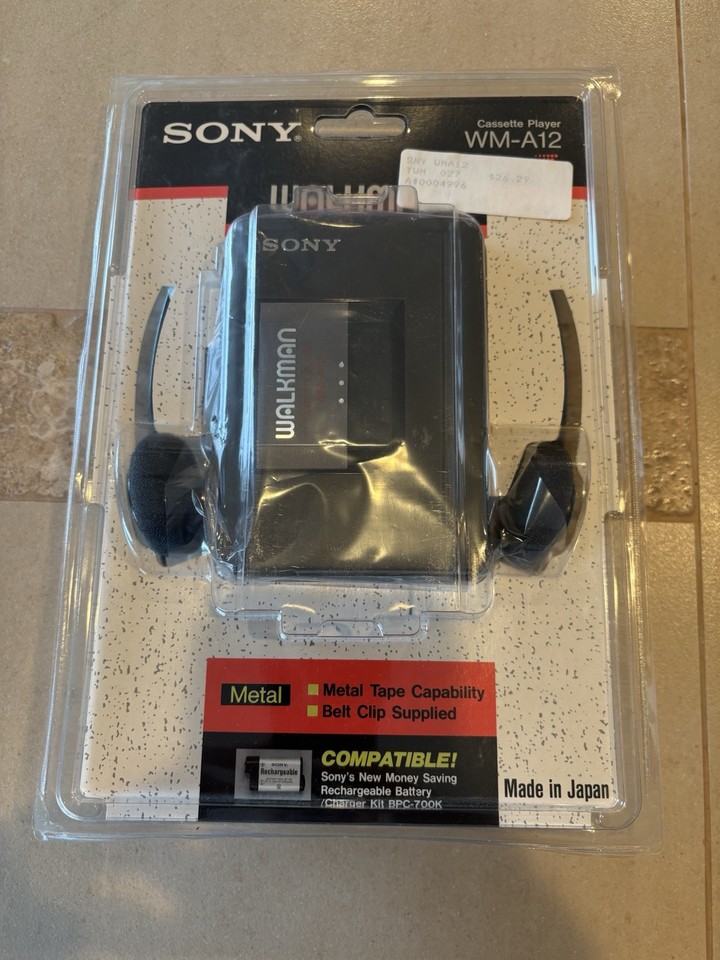 Sony Walkman WM-A12 Brand New Sealed Package Walkman stereo cassette ...