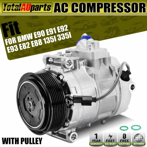 AC Compressor for BMW E90 E91 E93 335i E82 E88 135i 3.0L N54 B30 A 06 ...