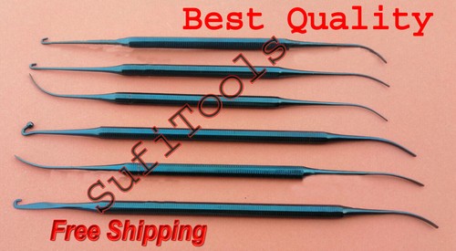 Phlebectomy Varady Extractor & Skin Hooks Blue Coated Plastic Surgery ...