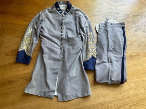 Civil War Confederate Officer Uniform Lt Colonel frock Coat Infantry | eBay