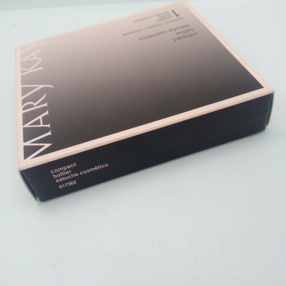 Mary Kay Compact 017362 Makeup Case Unfilled Magnet Black - NEW ...