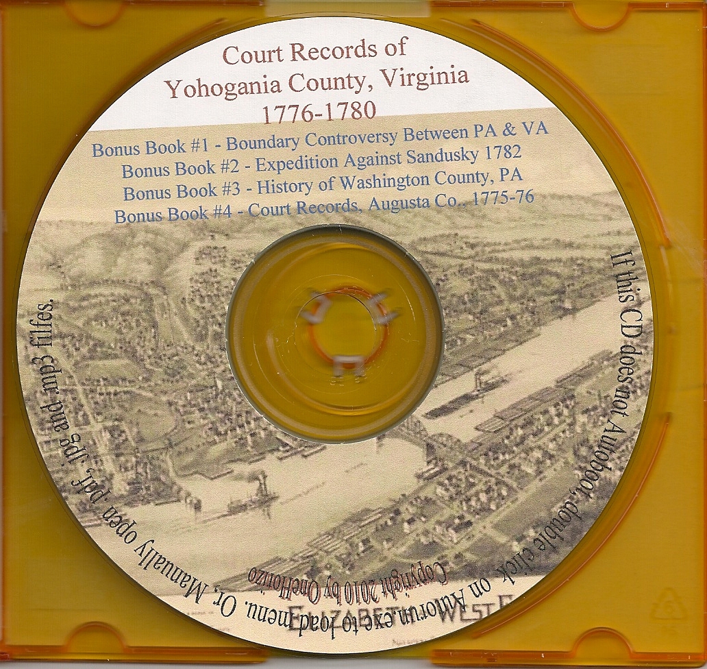 Yohogania County Virginia History - VA & PA History | eBay