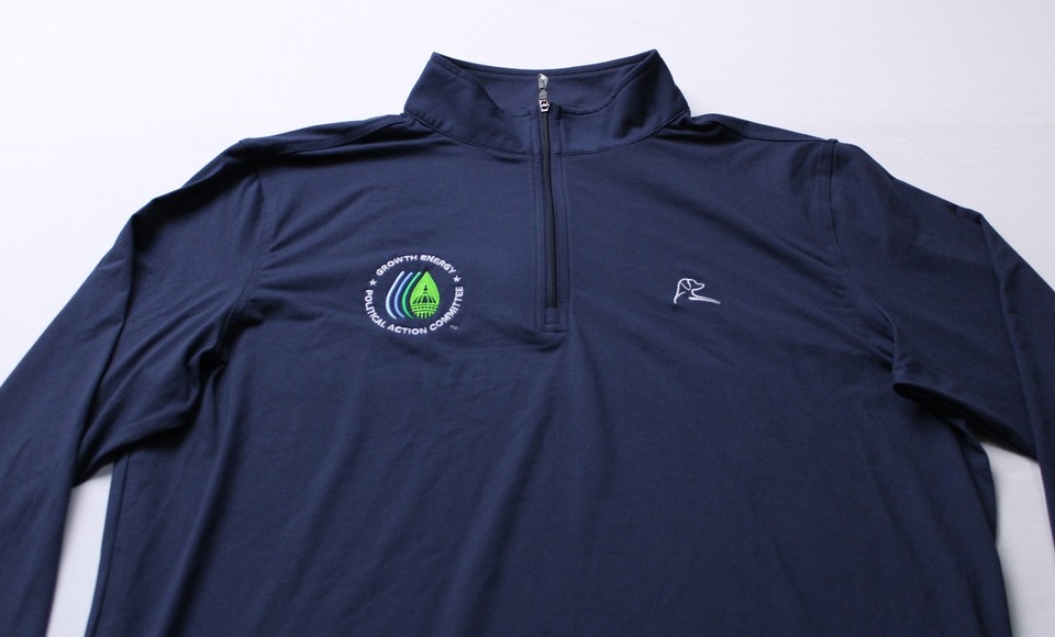 Rhoback Men's Solid Performance L/S Moisture-Wicking Q-Zip BE5 Fleet Navy Medium | eBay