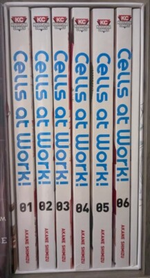 Cells At Work! Complete Manga Box Set Volumes 1-6 Kodansha, English ...