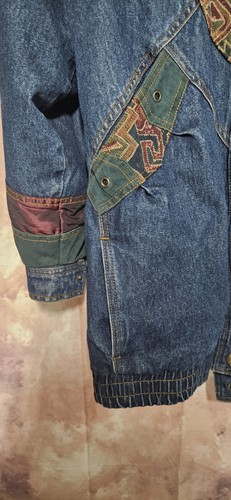Vintage 90s Ladies Sz M Funky Denim Jacket. | eBay