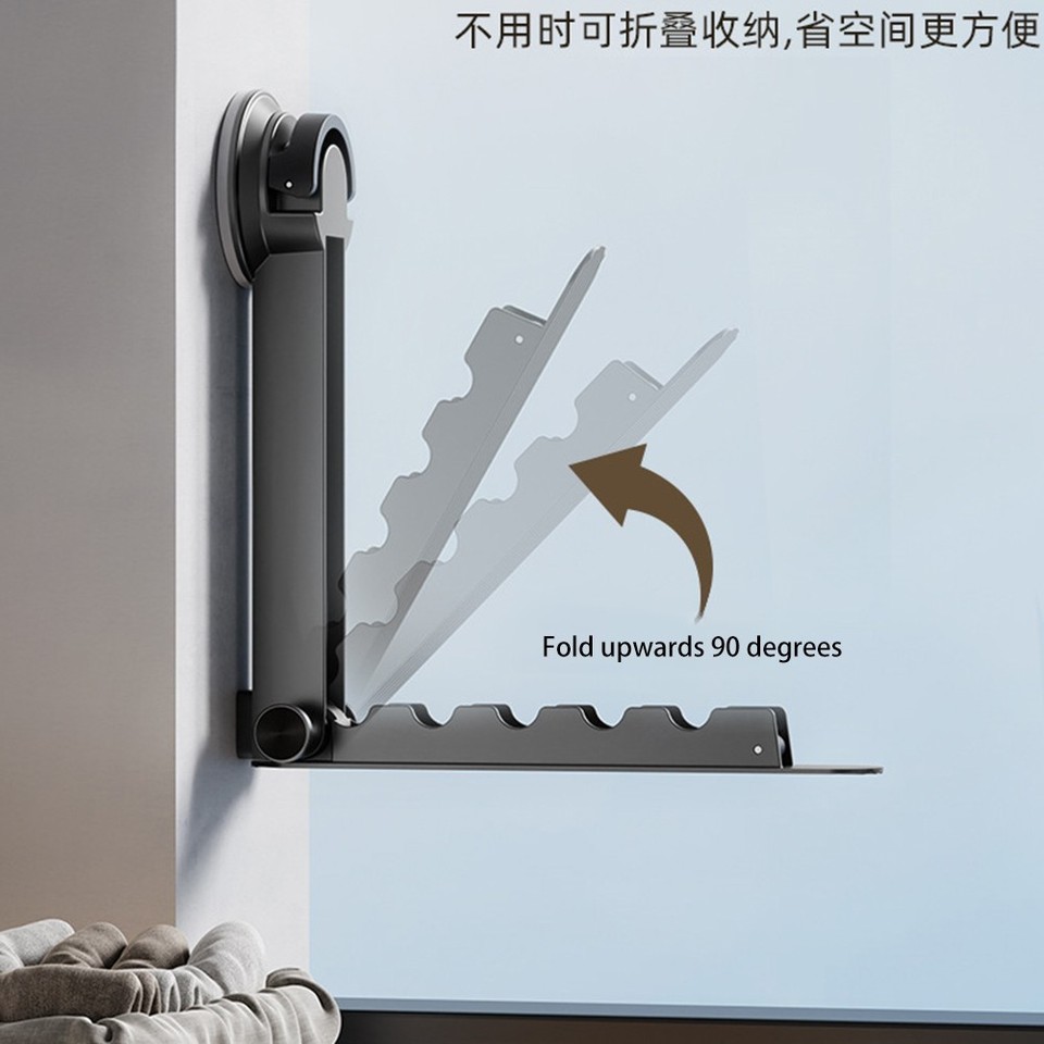 Foldable Travel Clothes Drying Rack with Innovative Slot Design for ...