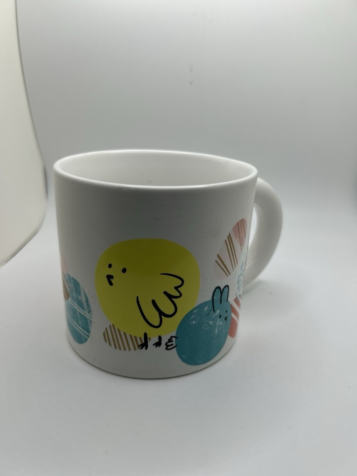 Starbucks Spring White Ceramic Easter Egg Bunny & Chick Coffee Mug 12oz ...