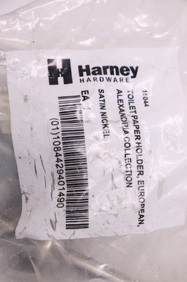 Harney Hardware Alexandria European Toilet Paper Holder Satin Nickel ...