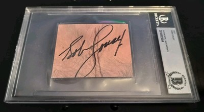 BOB COUSY CUT AUTO BECKETT AUTHENTICATED AUTOGRAPH CELTIC LEGEND | eBay
