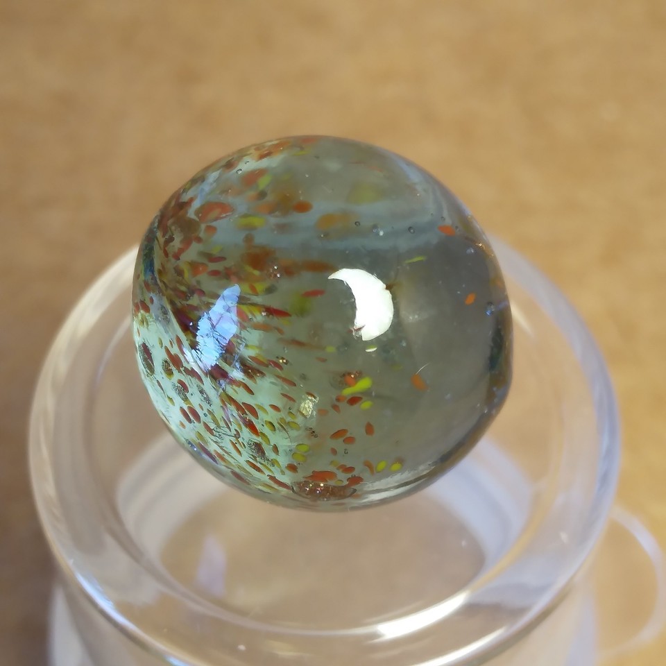 .60" Marble- Vacor Jabo Christensen- Frit, Lutz, Glows- Guinea ...