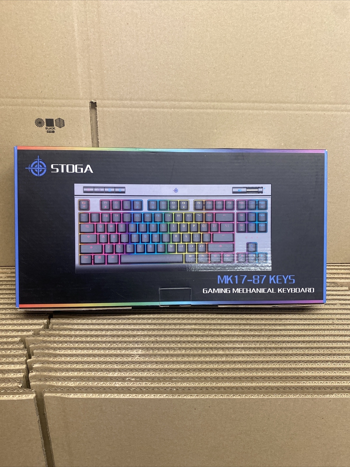 Mechanical Gaming Keyboard, STOGA Wired Keyboard with RGB LED Backlit ...